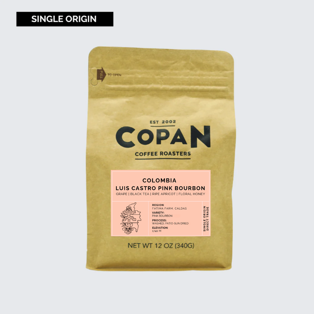 COLOMBIA LUIS CASTRO PINK BOURBON – COPAN COFFEE ROASTERS